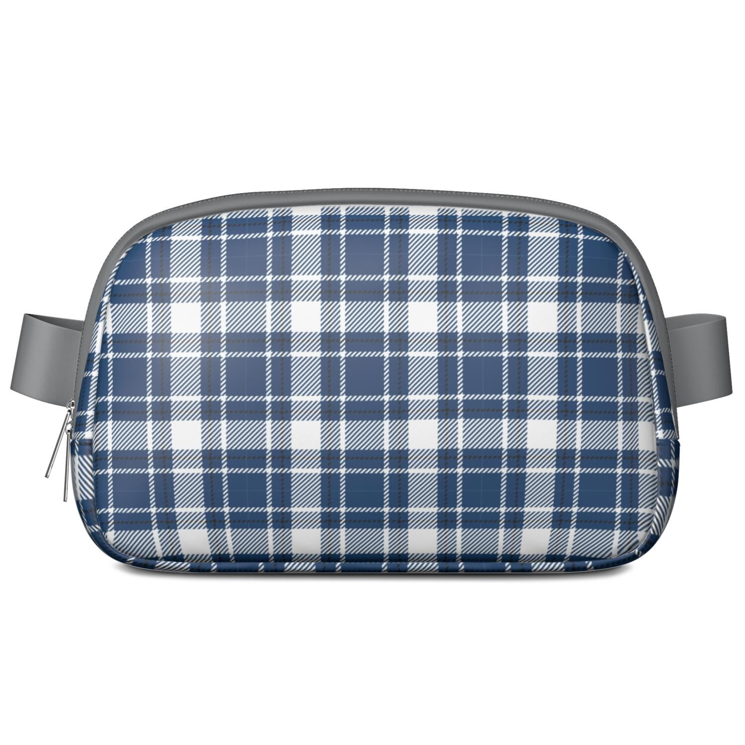 Buffalo Check Waist Bag – Red and Black Rustic Plaid Belt Bag with ...