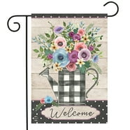 Toland Home Garden Boho Bird Flower Spring Flag Double Sided 28x40 Inch ...