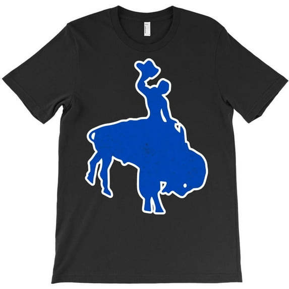 Buffalo Cowboy Funny Western Animal Graphic Novelty Art Design H14969 T ...