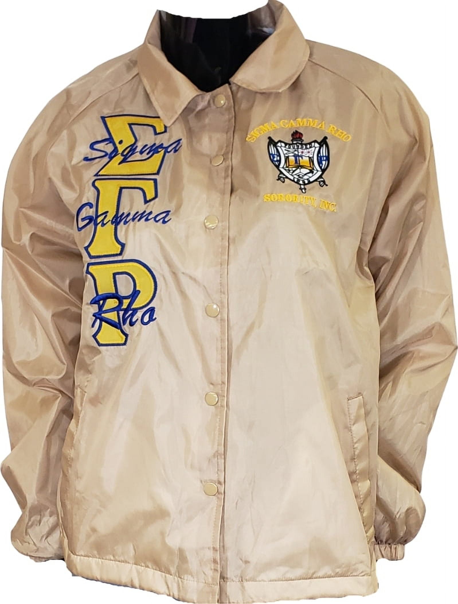Buffalo Dallas Sigma Gamma Rho Crossing Line Jacket [Khaki - L ...