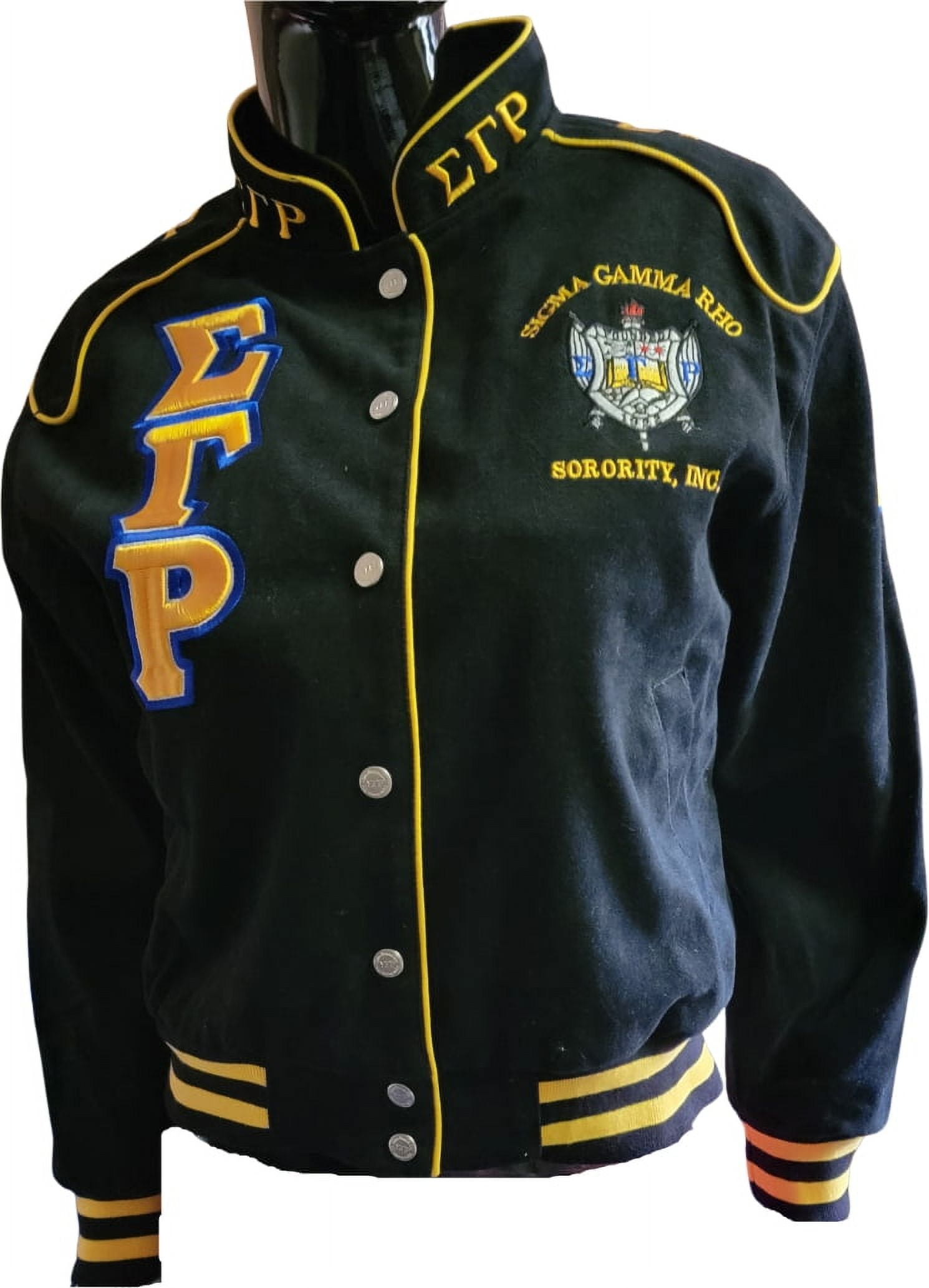 Buffalo Dallas Sigma Gamma Rho Racing Jacket [Black - XS] - Walmart.com