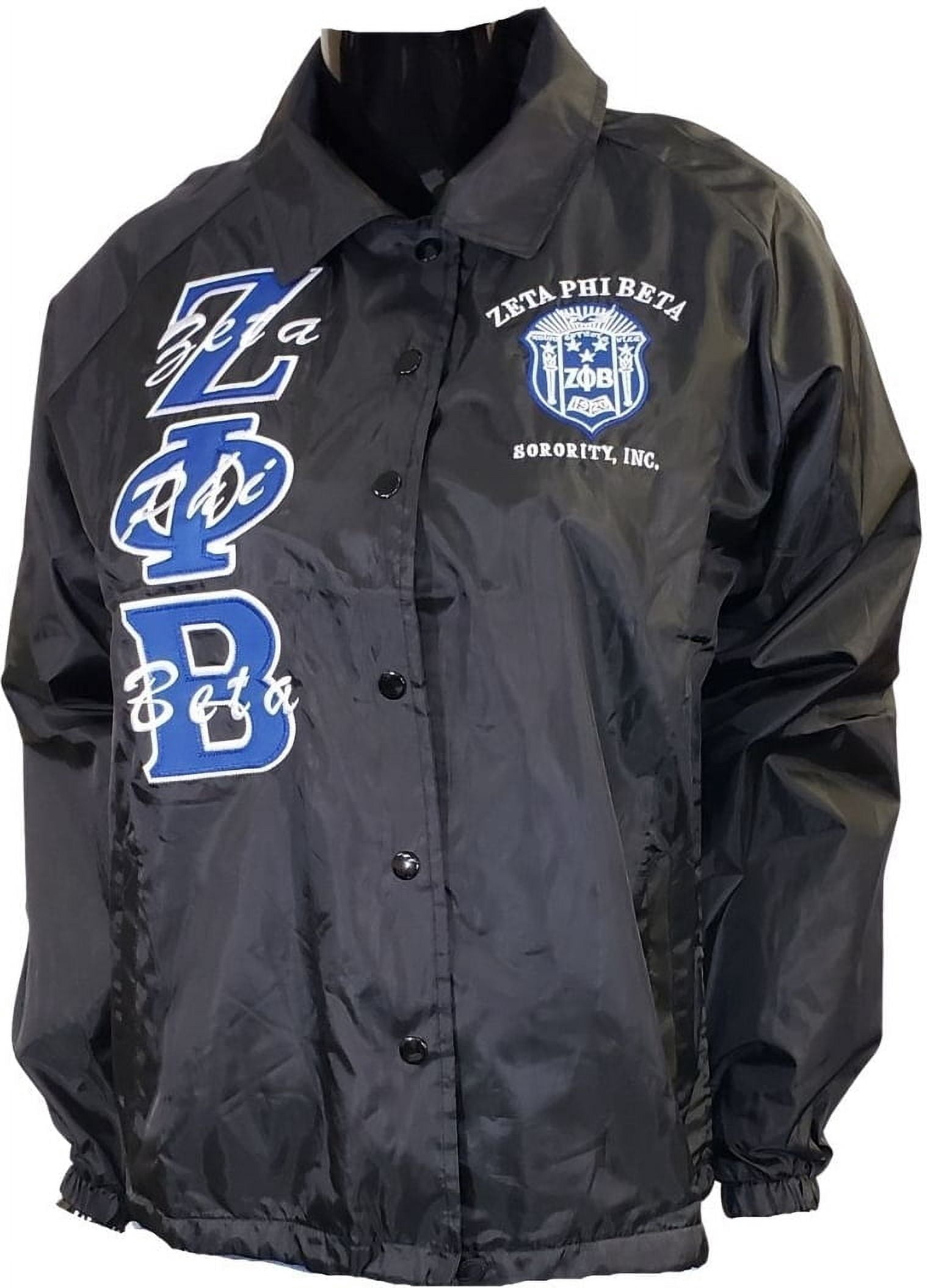 Buffalo Dallas Zeta Phi Beta Crossing Line Jacket [Black - S] - Walmart.com
