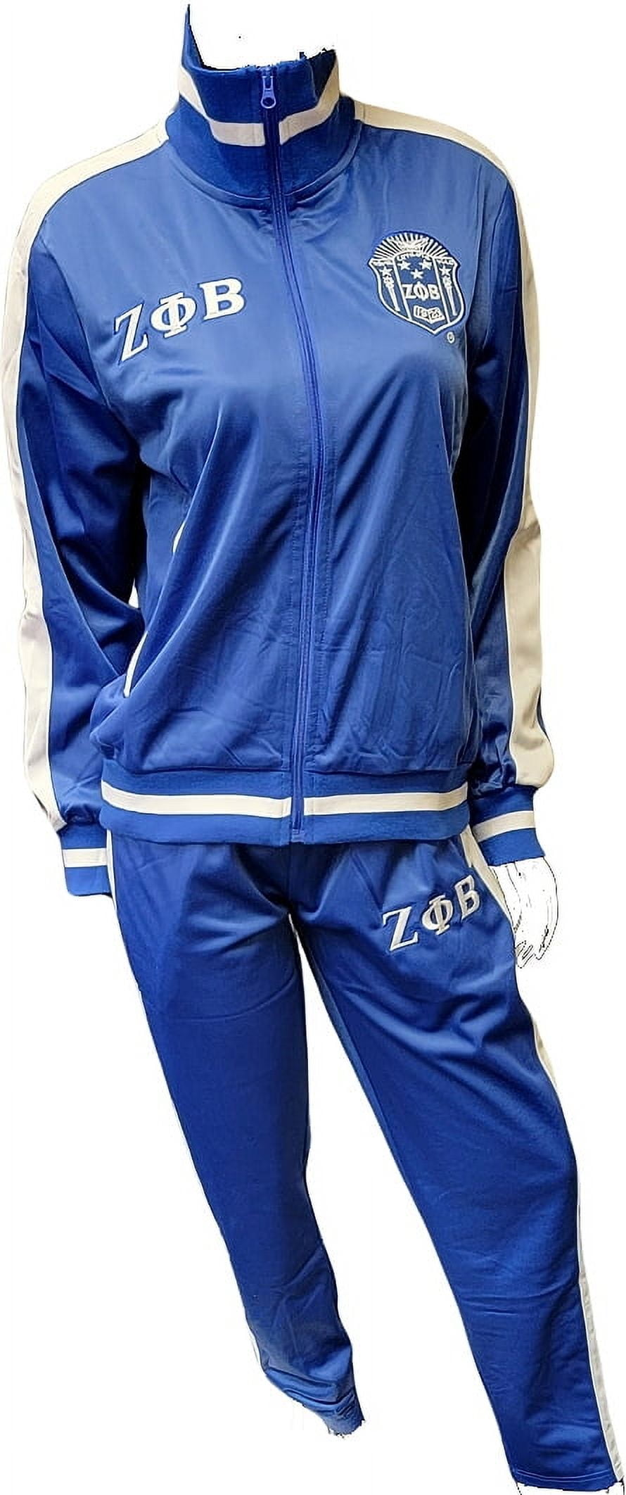 Buffalo Dallas Zeta Phi Beta Vintage Track Suit [Blue - S] - Walmart.com