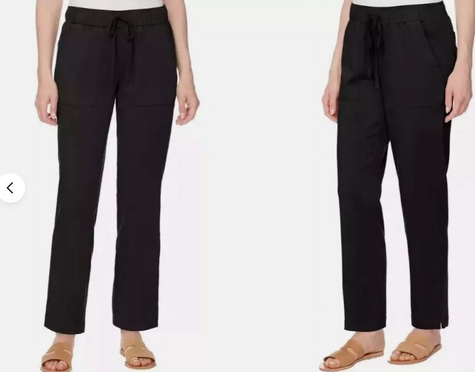 Buffalo David Bitton Women's Soft Tencel Pull-on Pants Black (1753632 ...