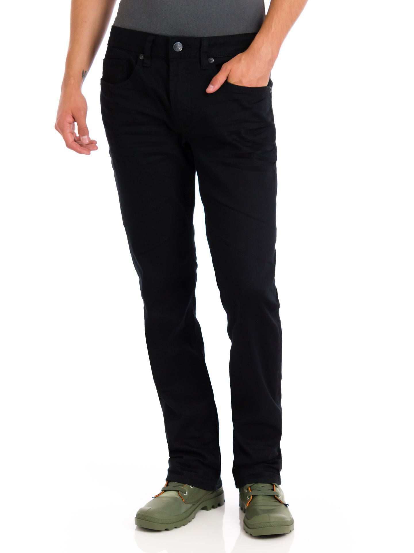 Buffalo David Bitton Men's Six-X Slim Straight Jeans - Black, Black ...