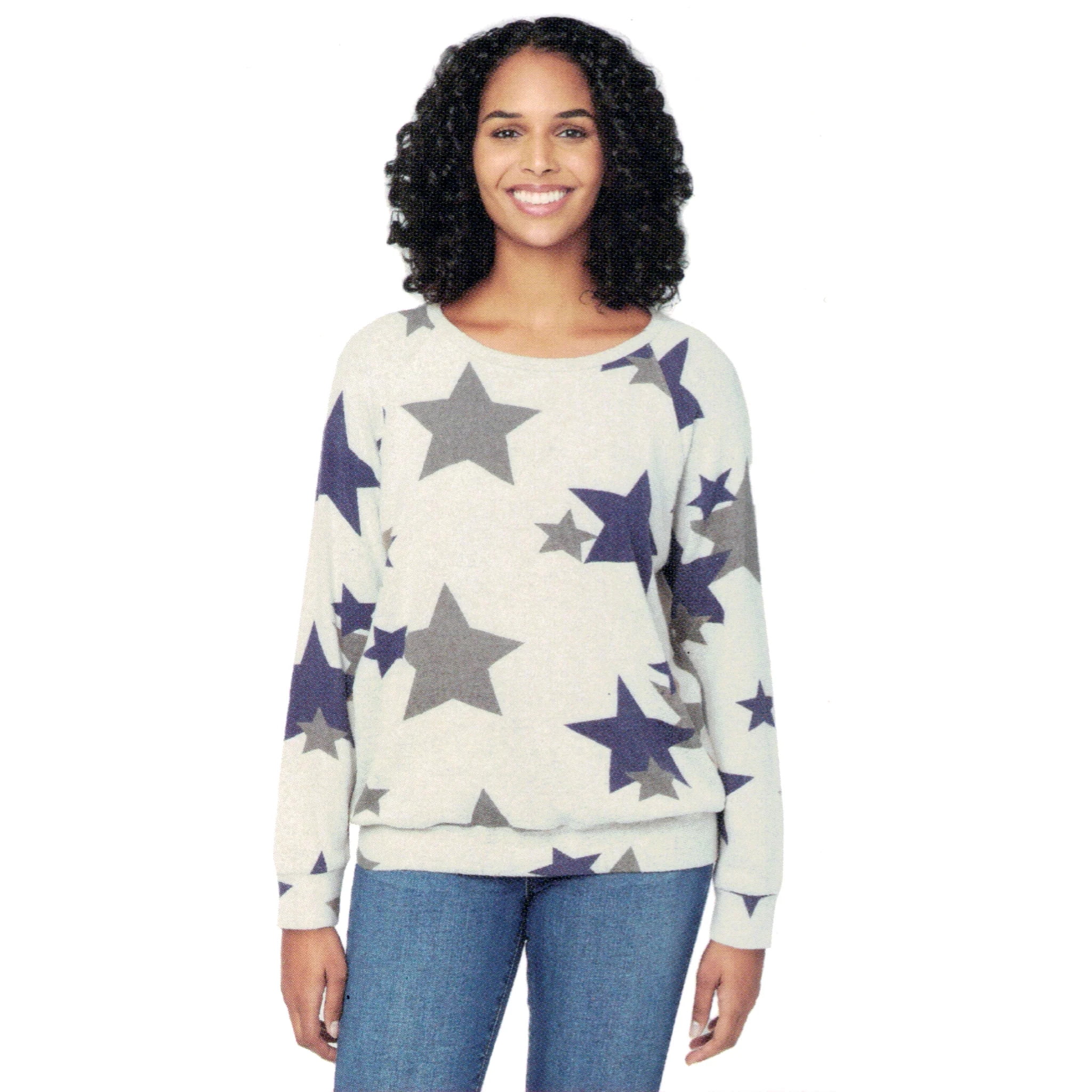 Buffalo David Bitton Womens Long Sleeve Cozy Top - Walmart.com