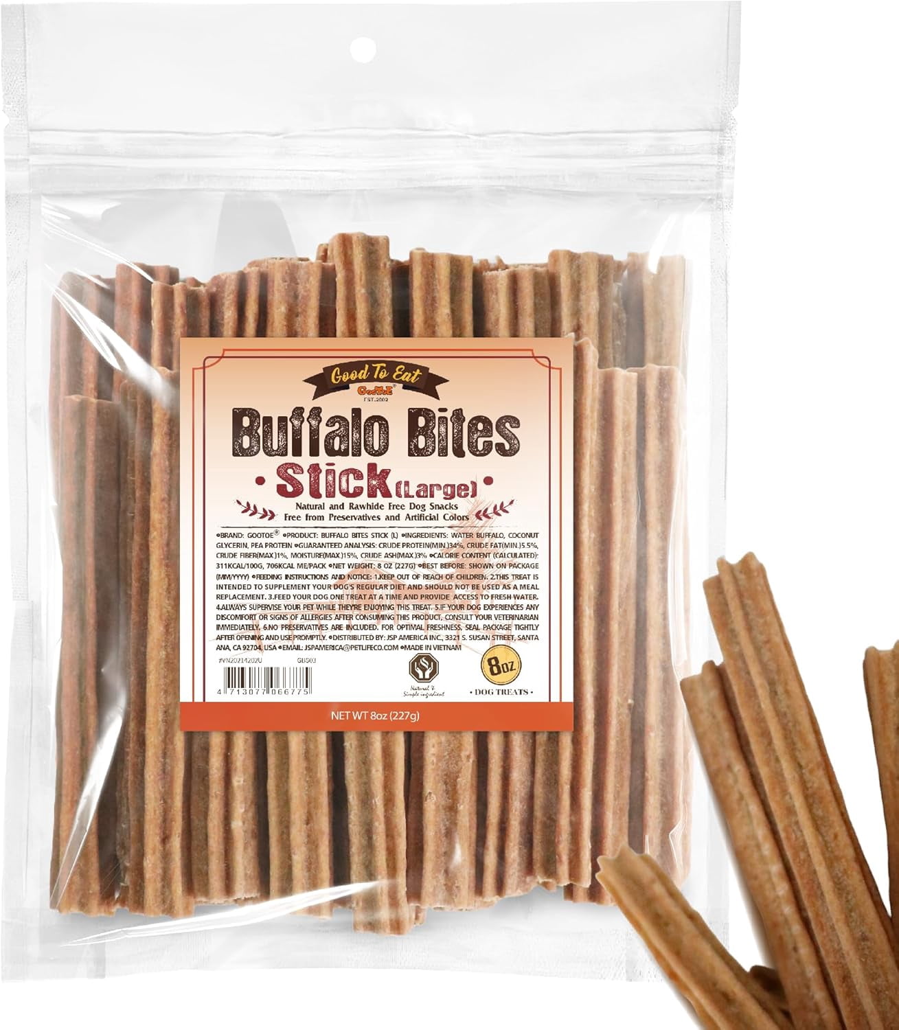 Buffalo Dog Treats – Natural Low-Fat Chews for Training & Rewards ...