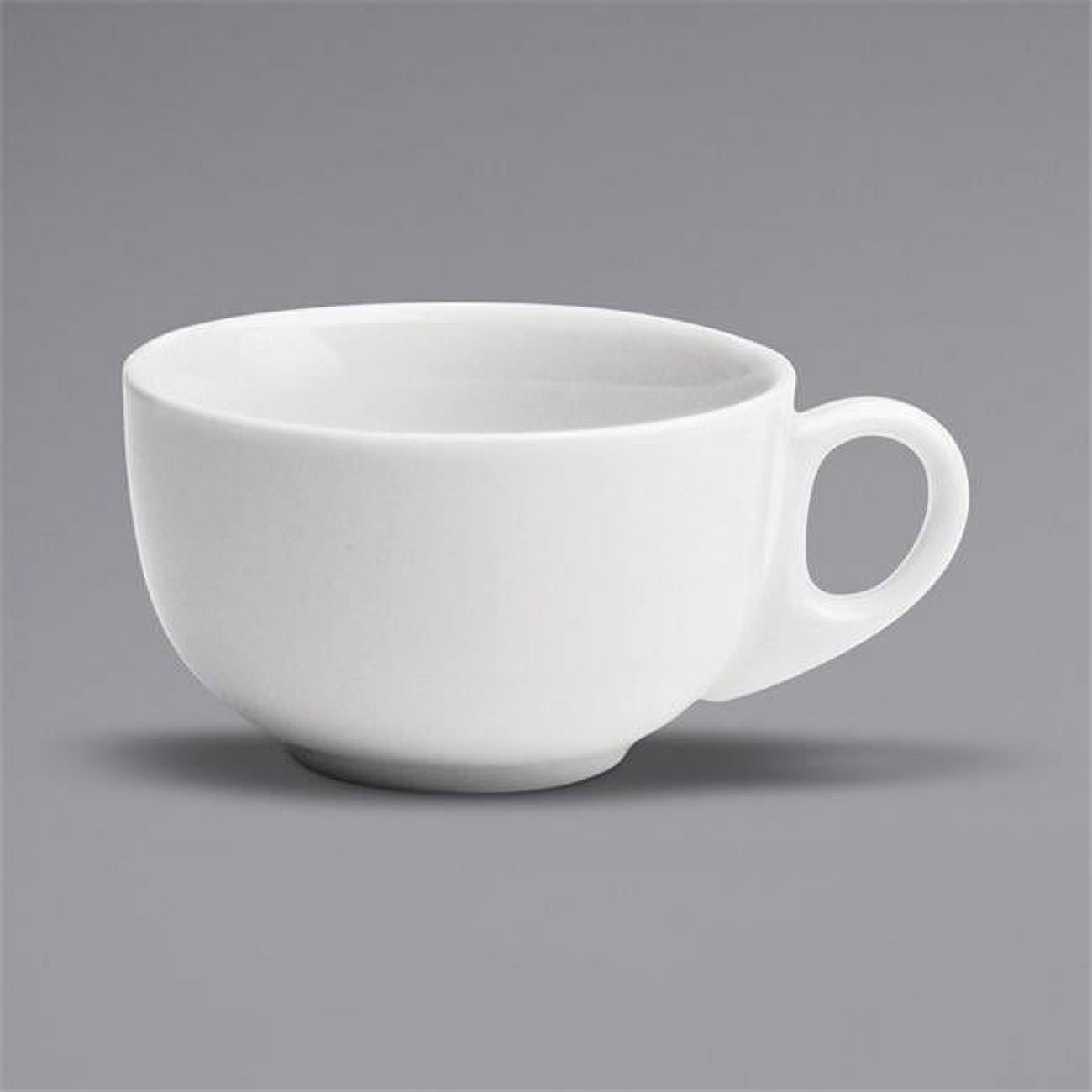 Buffalo F8000000521 8 oz Bright White Ware Porcelain Mohawk Cup ...
