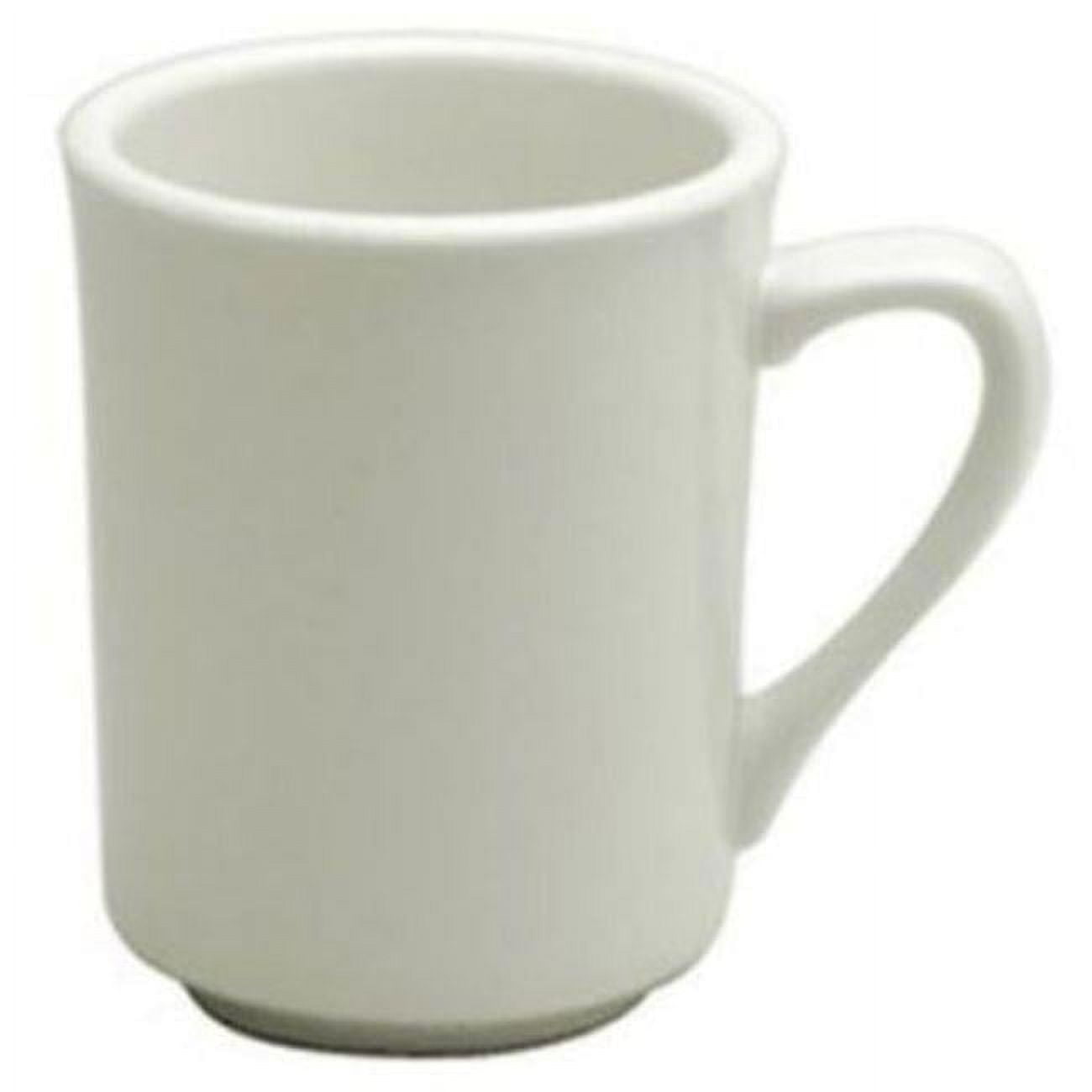 Buffalo F9000000560 8 oz Atlantic Cream White Delmonico Mug - Walmart.com