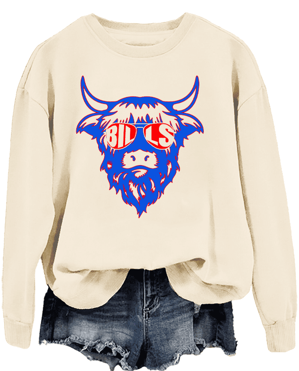 Buffalo Football Sweatshirt, Buffalo Bill Sweatshirt, Buffalo Football ...