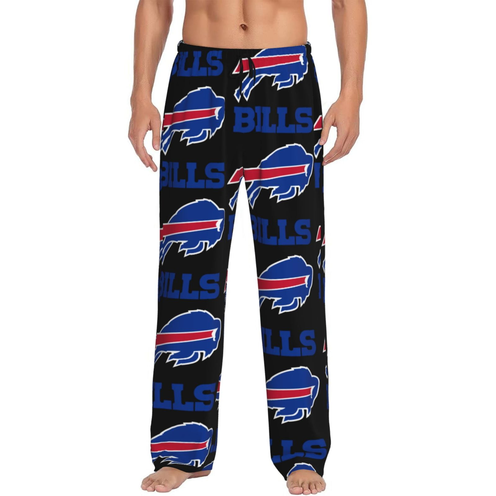 Buffalo Football Team Men's Long Printed Soft Pajama Pants, Casual ...