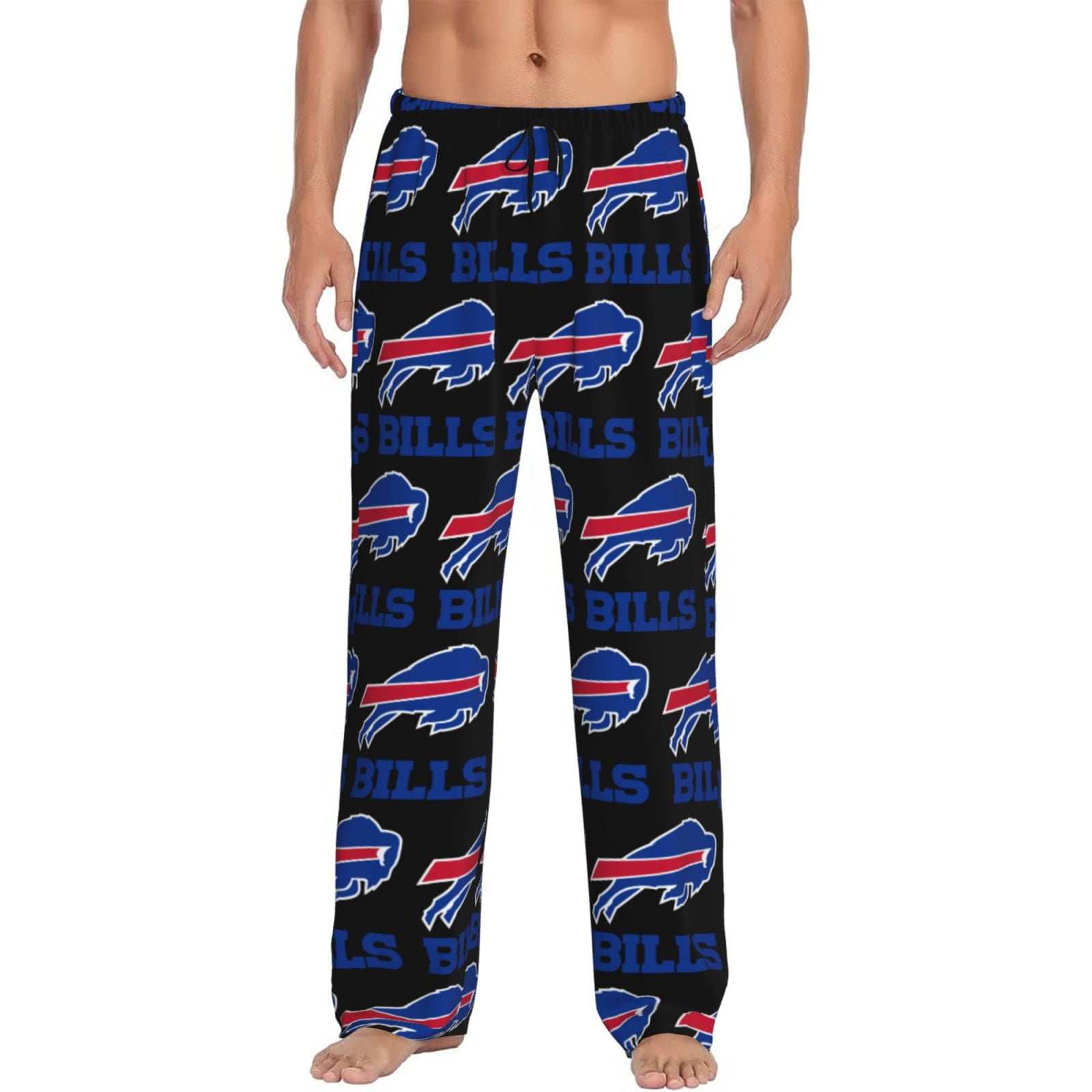 Buffalo Football Team Men's Long Printed Soft Pajama Pants, Casual ...