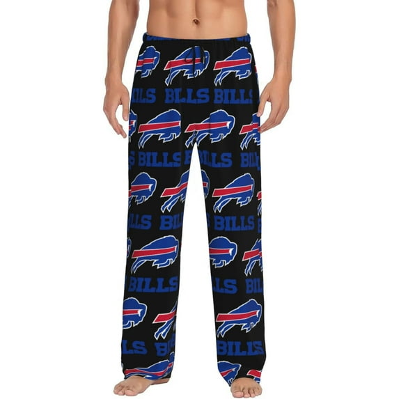 Buffalo Football Team Men's Long Printed Soft Pajama Pants, Casual ...