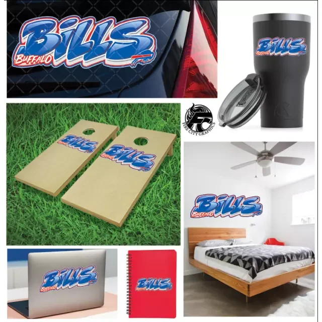 Buffalo Football Team Sticker Decal Graffiti Car Truck Window Wall ...