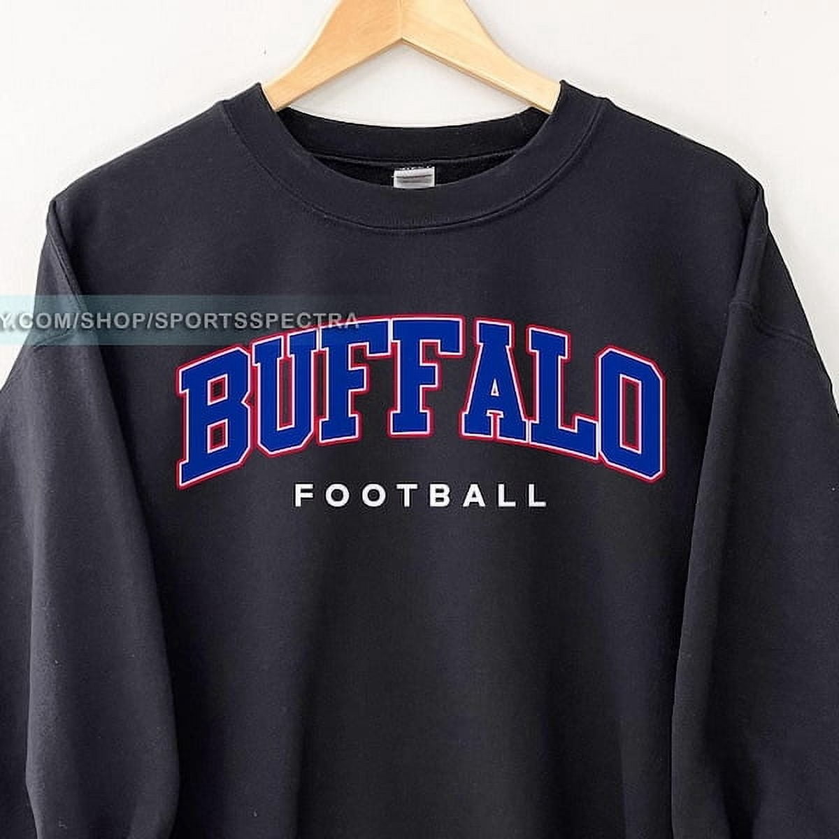 Buffalo Football Vintage Swea ,Buffalo Bill Crewneck Swea,Buffalo New ...