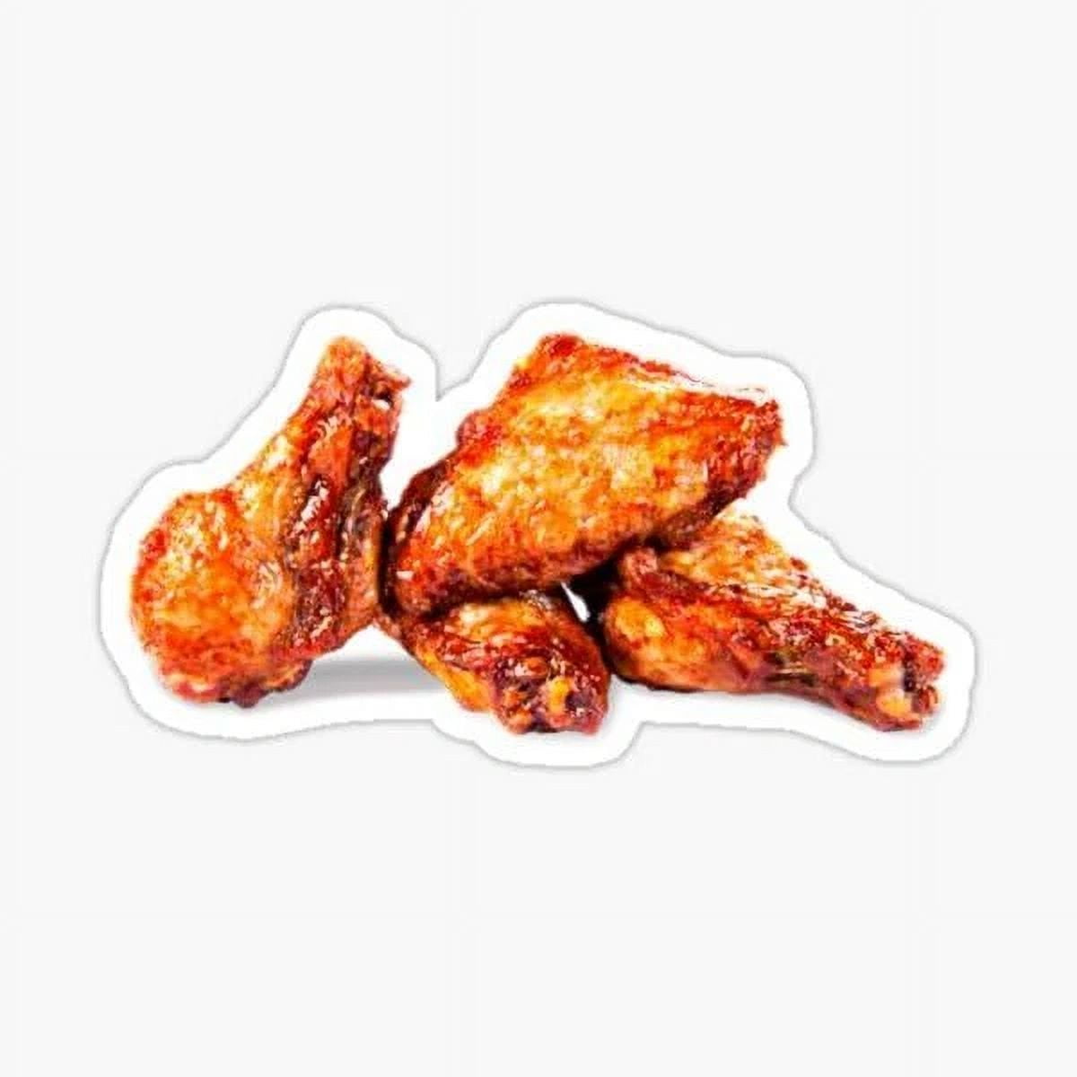 Buffalo Fried Chicken Wings Soy Sauce Tossed Wing Food Sticker Phone ...