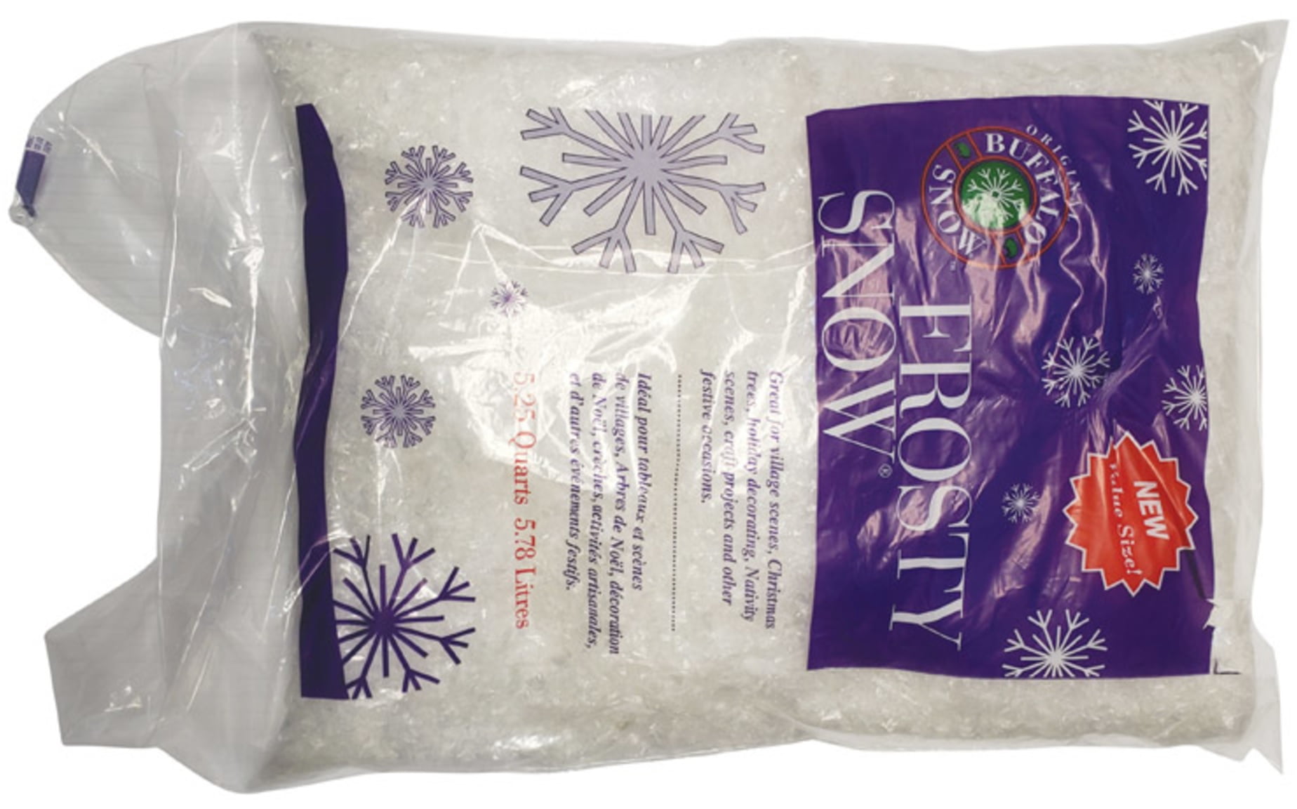 Buffalo Frosty Christmas Snow Flakes, 5.25 Quart - Walmart.com