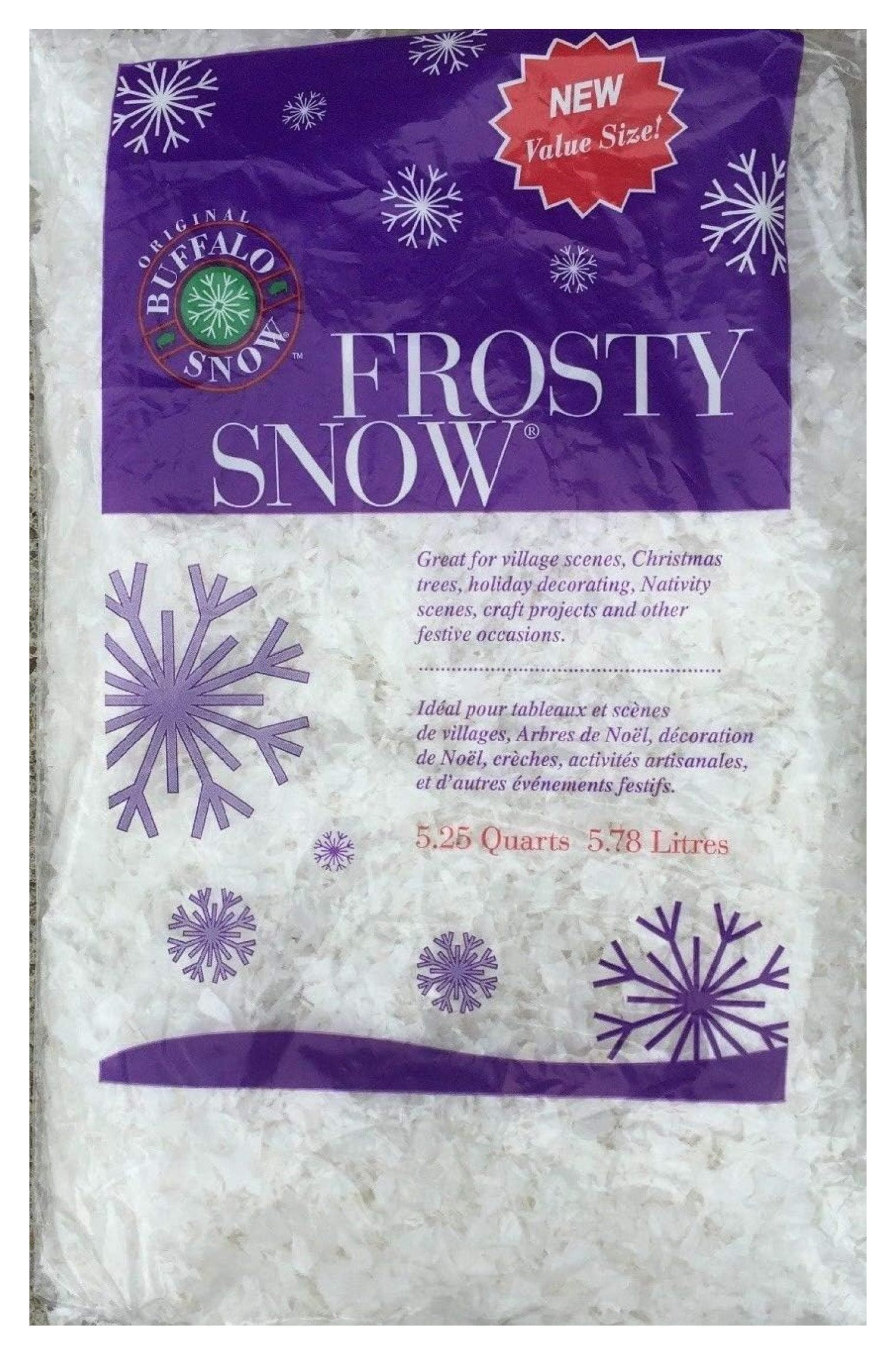 Buffalo Frosty Snow Flakes Polyethylene 1 pk - Walmart.com