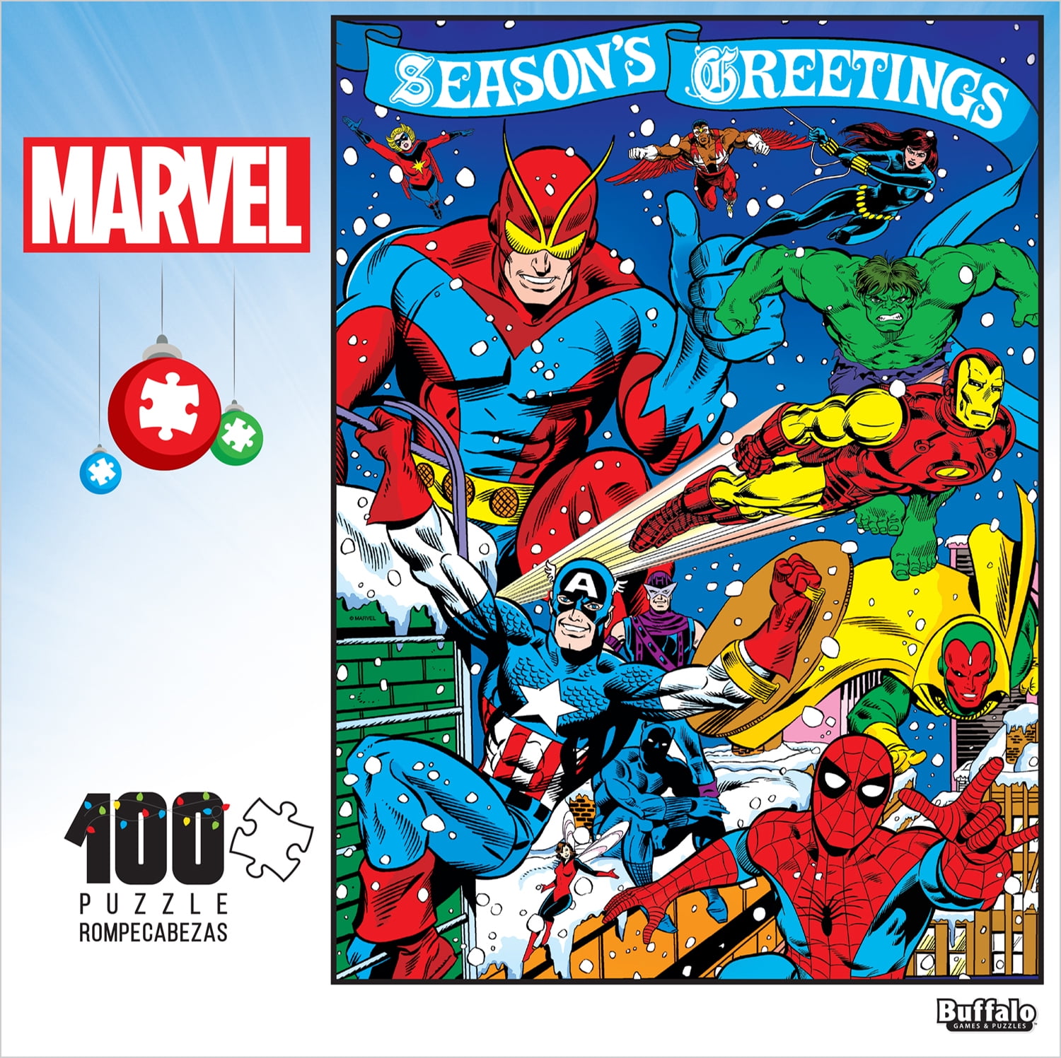 Buffalo Games Marvel Seasons Greetings Jigsaw Puzzle - Walmart.com