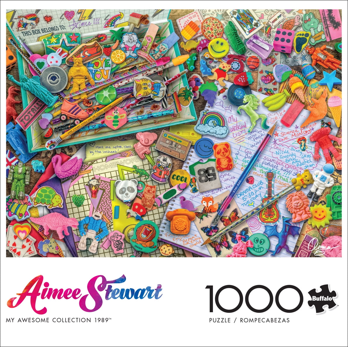 Buffalo Games 1000-Piece Aimee Stewart My Awesome Collection 1989 ...