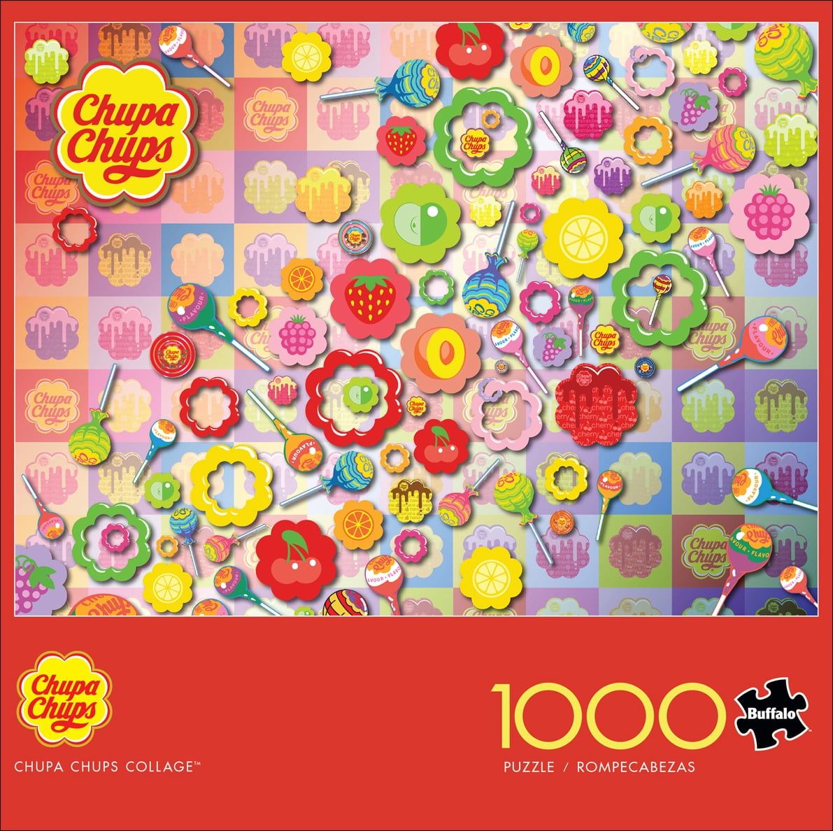 Buffalo Games 1000-Piece Chupa Chups Collage Adult Interlocking Jigsaw ...