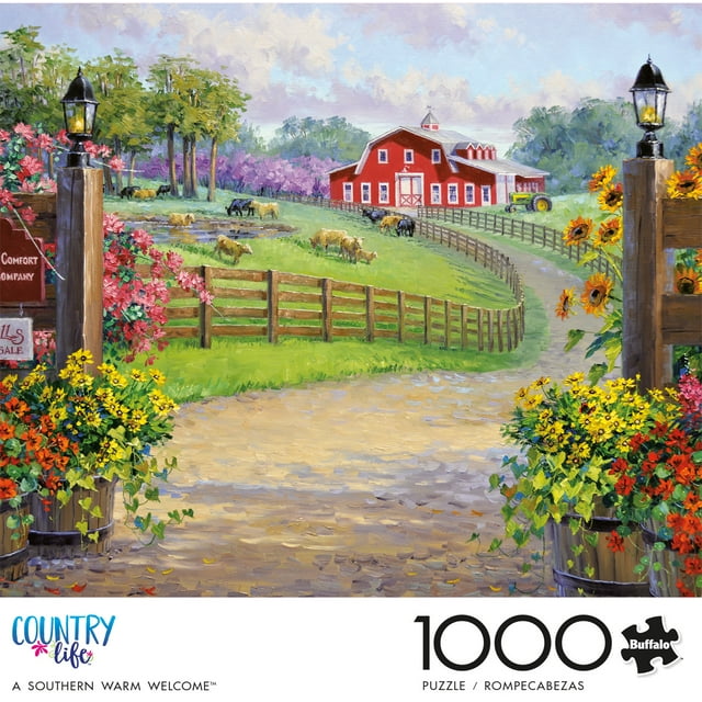 Buffalo Games 1000-Piece Country Life A Southern Warm Welcome Jigsaw ...