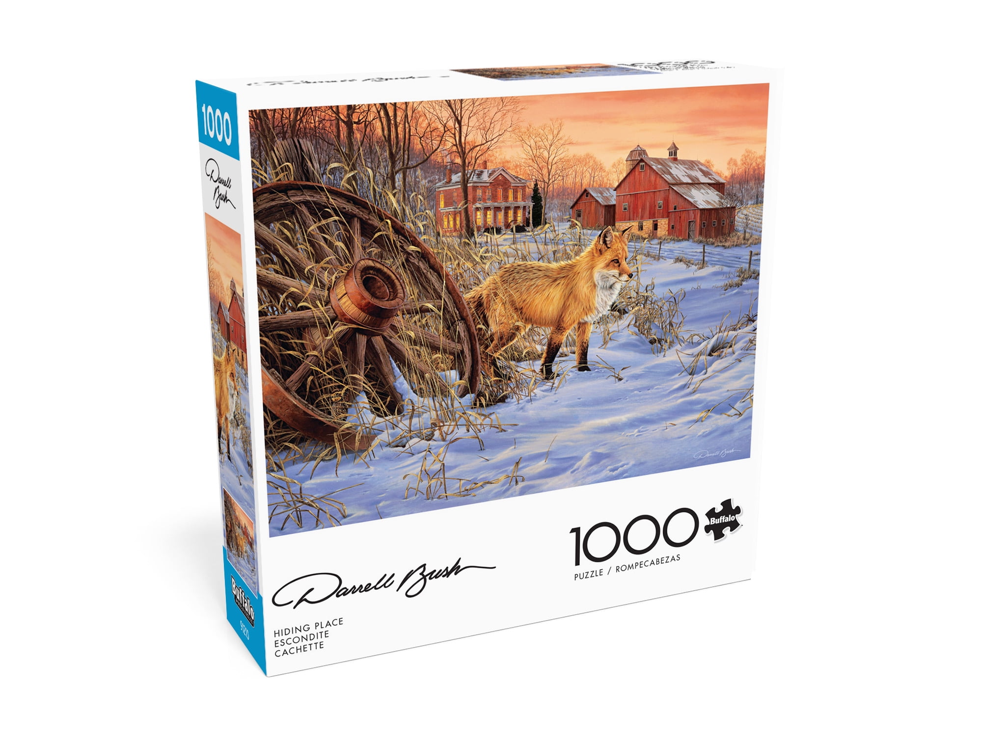 Buffalo Games 1000-Piece Darrell Bush Hiding Place Adult Interlocking ...