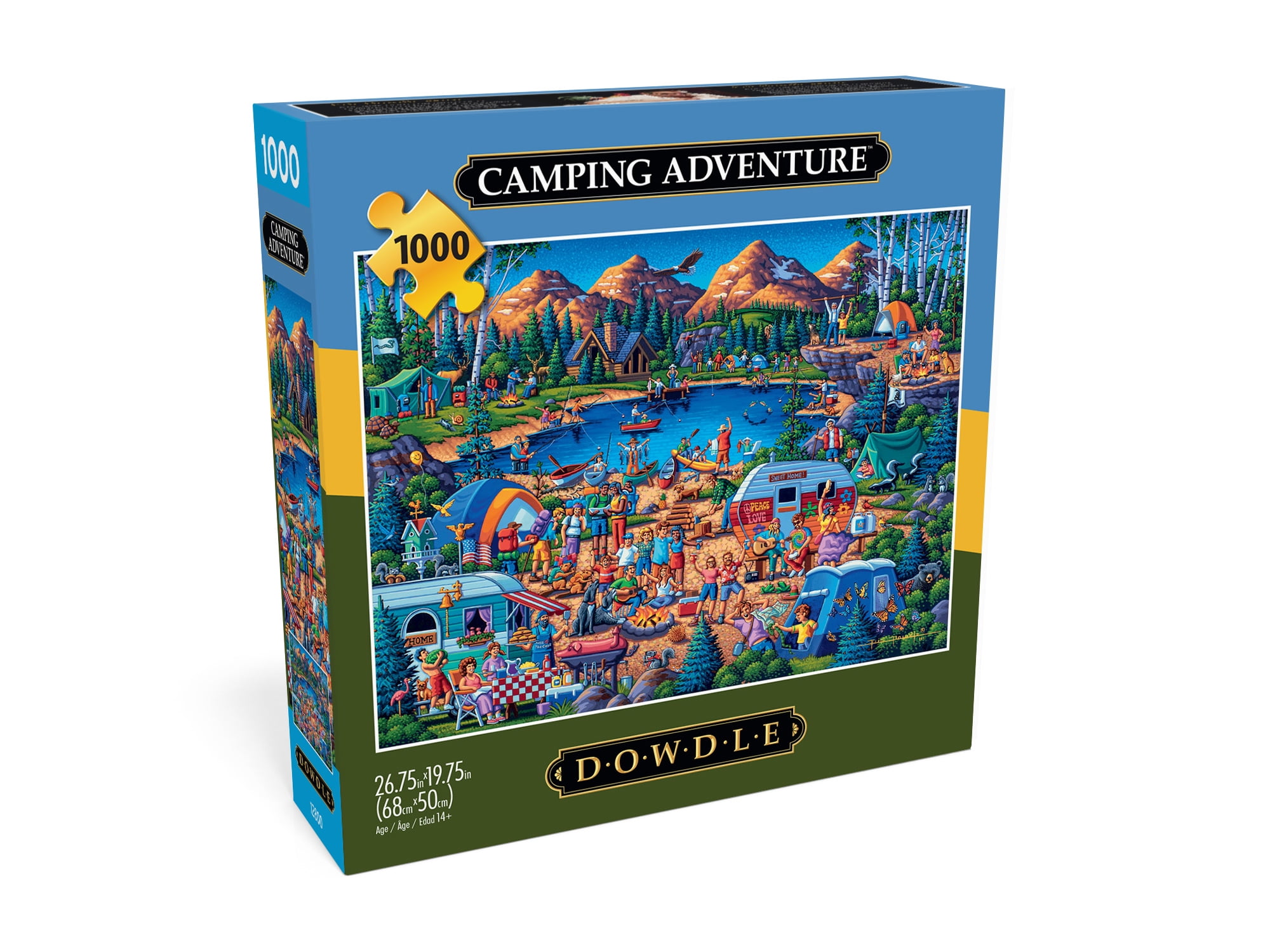 Buffalo Games 1000-Piece Dowdle Camping Adventure Interlocking Jigsaw ...