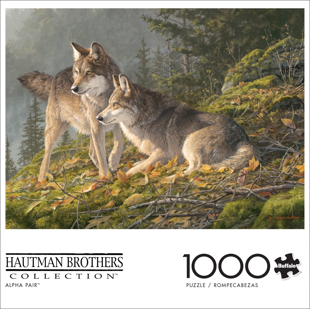 Buffalo Games Alpha Pair 1000-Piece Wildlife Art Puzzle by Hautman ...