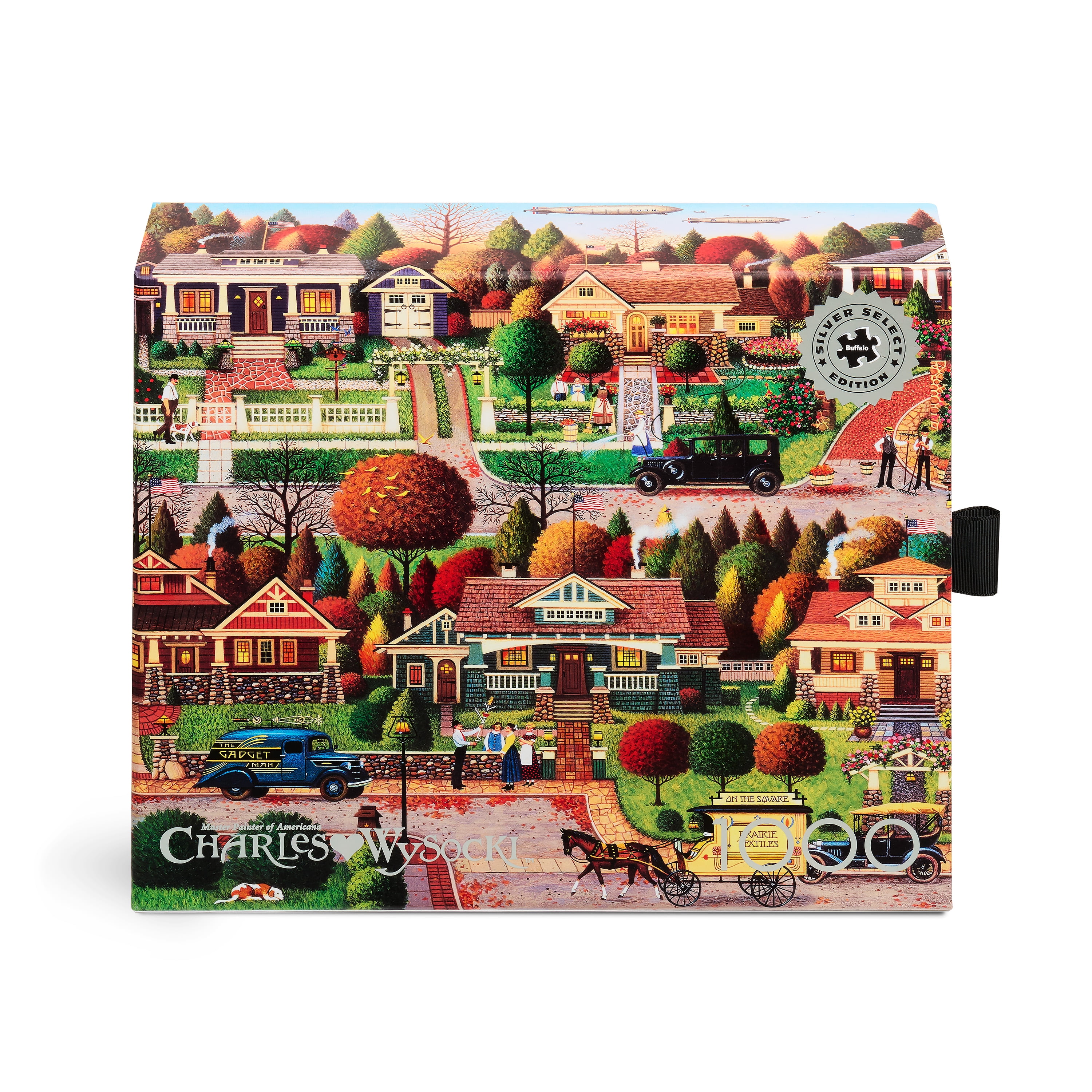 Buffalo Games 1000-Piece Silver Select Charles Wysocki Labor Day in ...