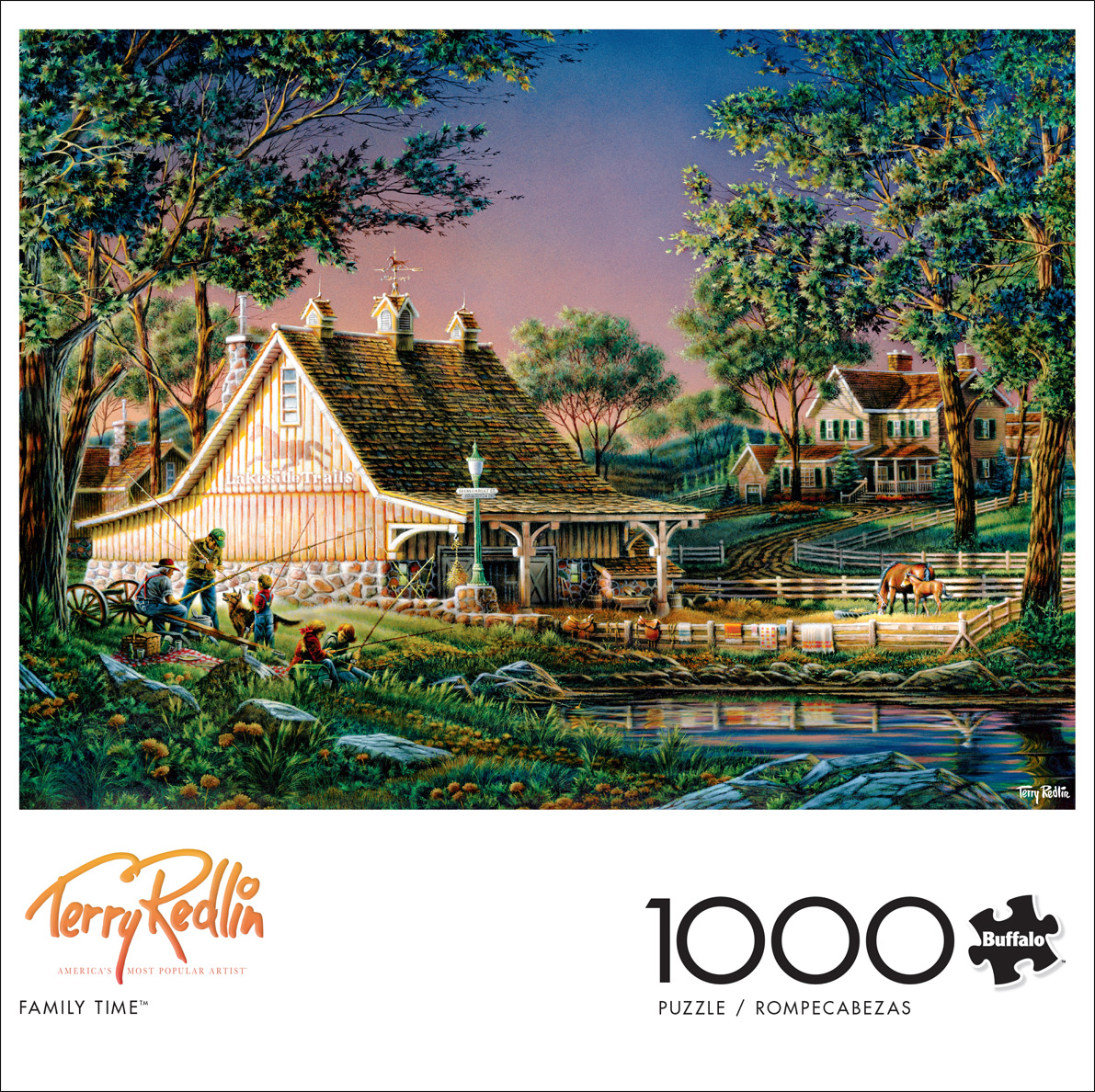 Buffalo Games Charles Wysocki - Patriotic Stuffy Bunch - 300 Pieces ...