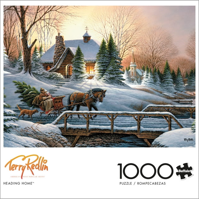 Buffalo Games 1000-Piece Terry Redlin Heading Home Interlocking Jigsaw ...
