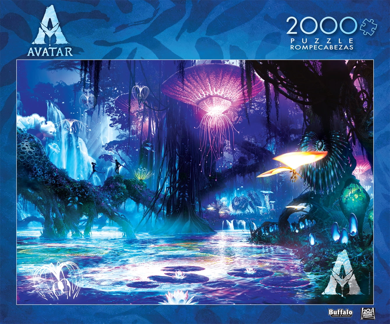 Buffalo Games 2000-Piece Avatar Bioluminescent Rainforest Jigsaw Puzzle ...