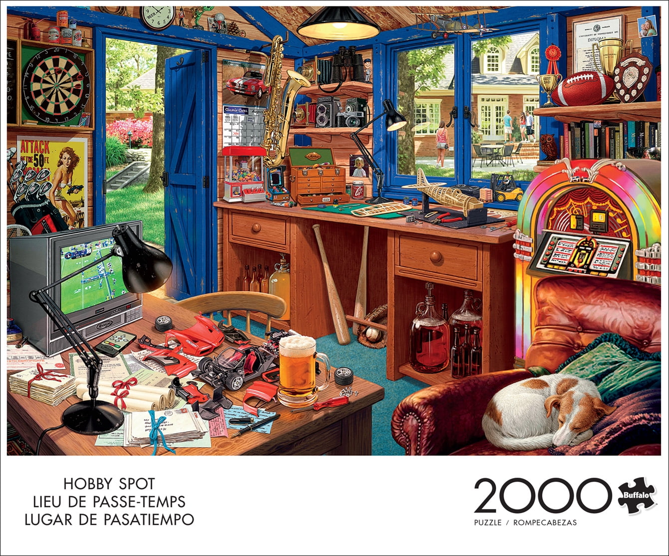 Buffalo Games 2000-Piece Hobby Spot Adult Interlocking Jigsaw Puzzle ...