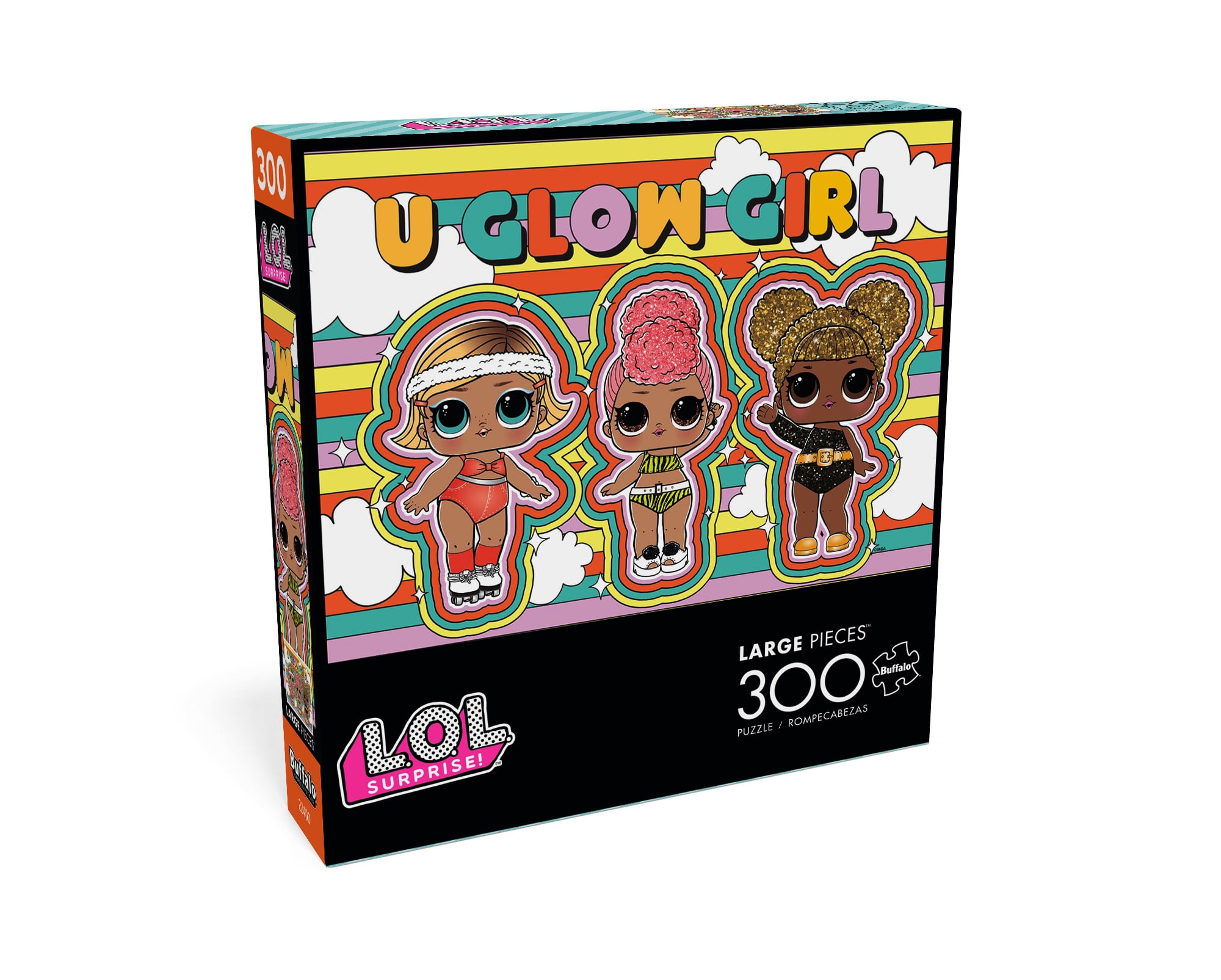 Buffalo Games 300-Piece LOL U Glow Girl! Interlocking Jigsaw Puzzle ...