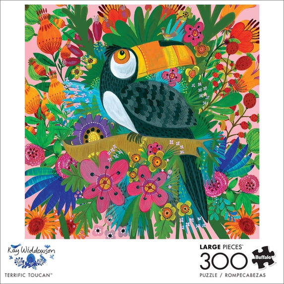 Buffalo Games 300-Piece Large Pieces Terrific Toucan Interlocking ...