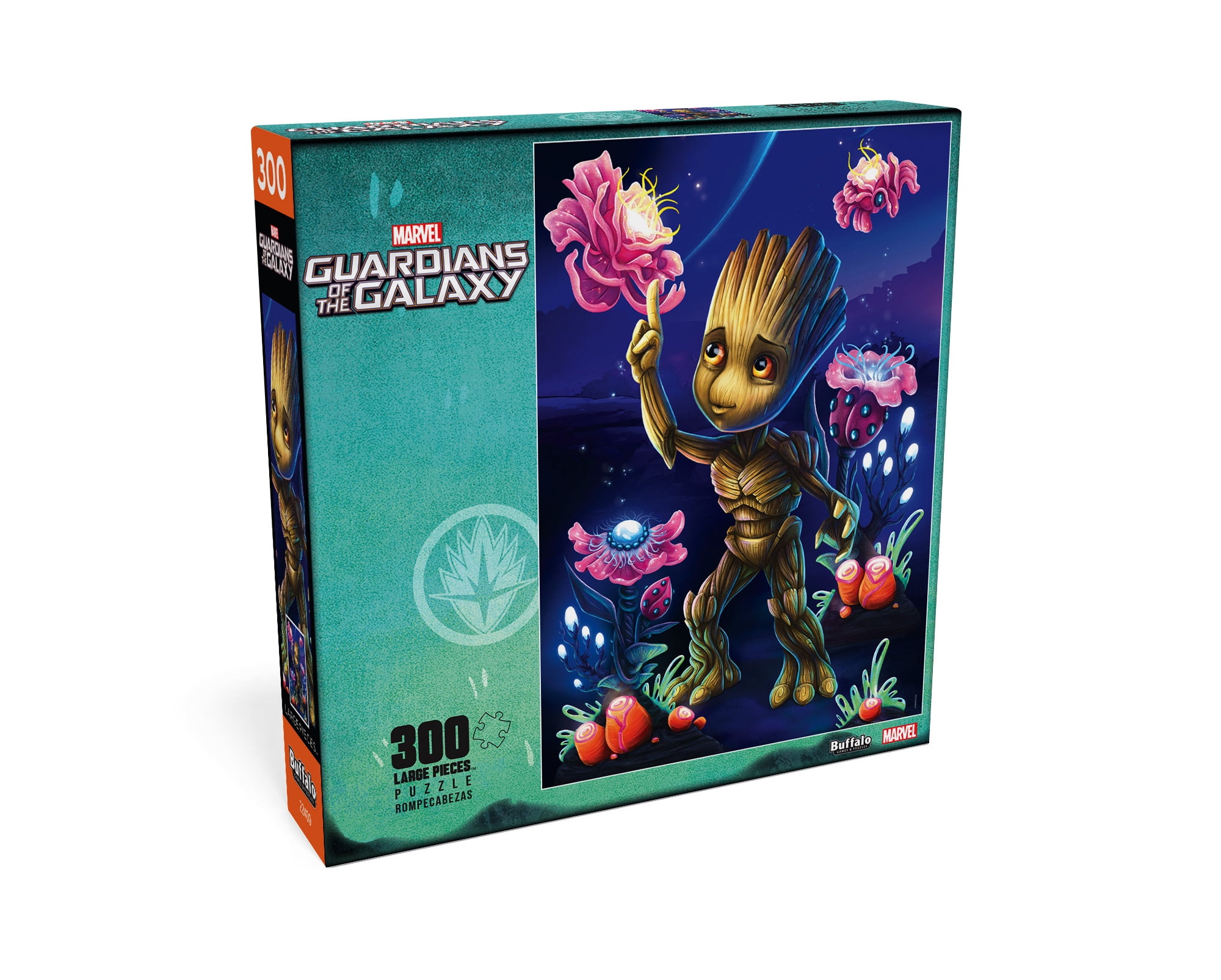 Buffalo Games 300-Piece Marvel I Am Groot Interlocking Jigsaw Puzzle ...