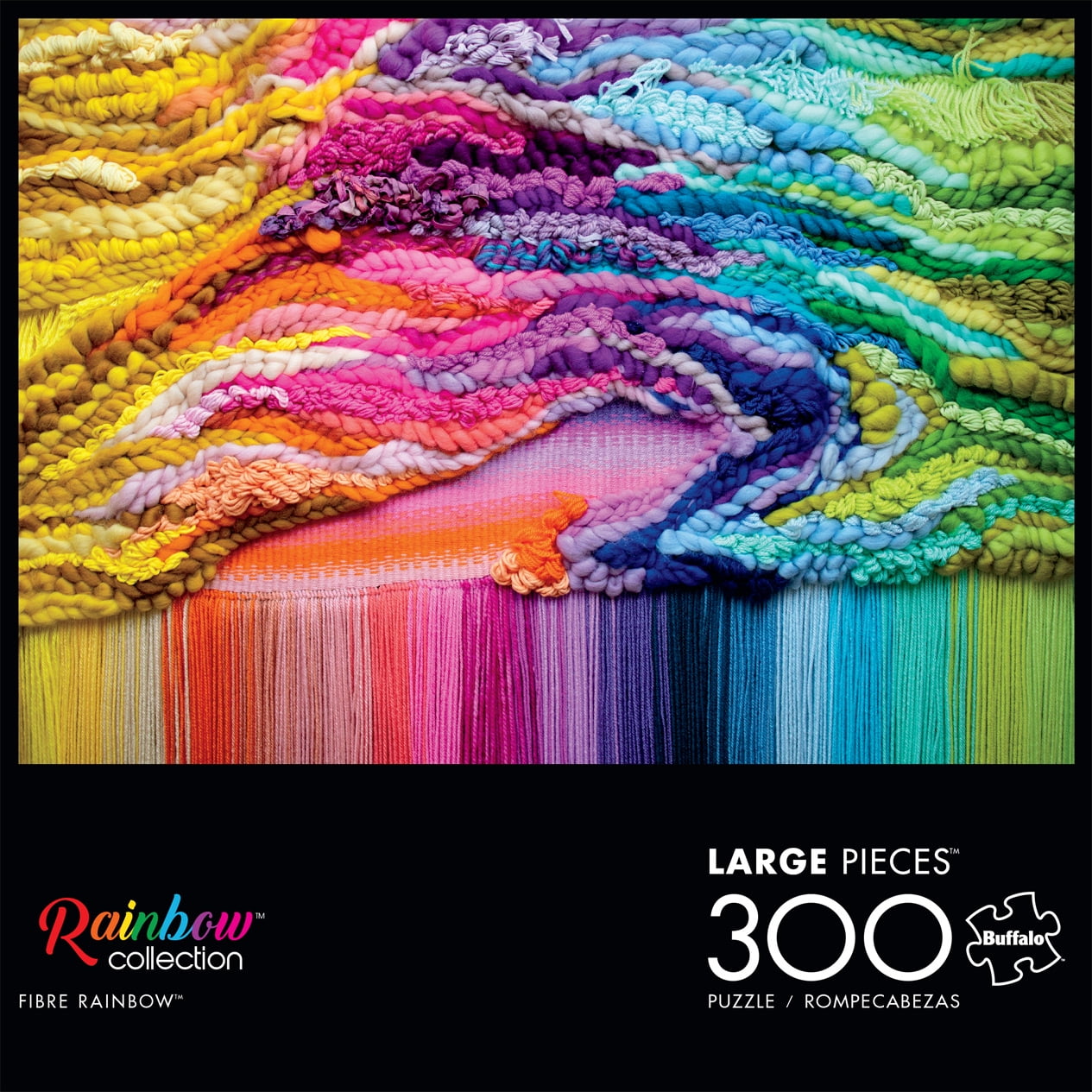 Buffalo Games 300-Piece Rainbow Collection Fibre Rainbow Jigsaw Puzzle ...