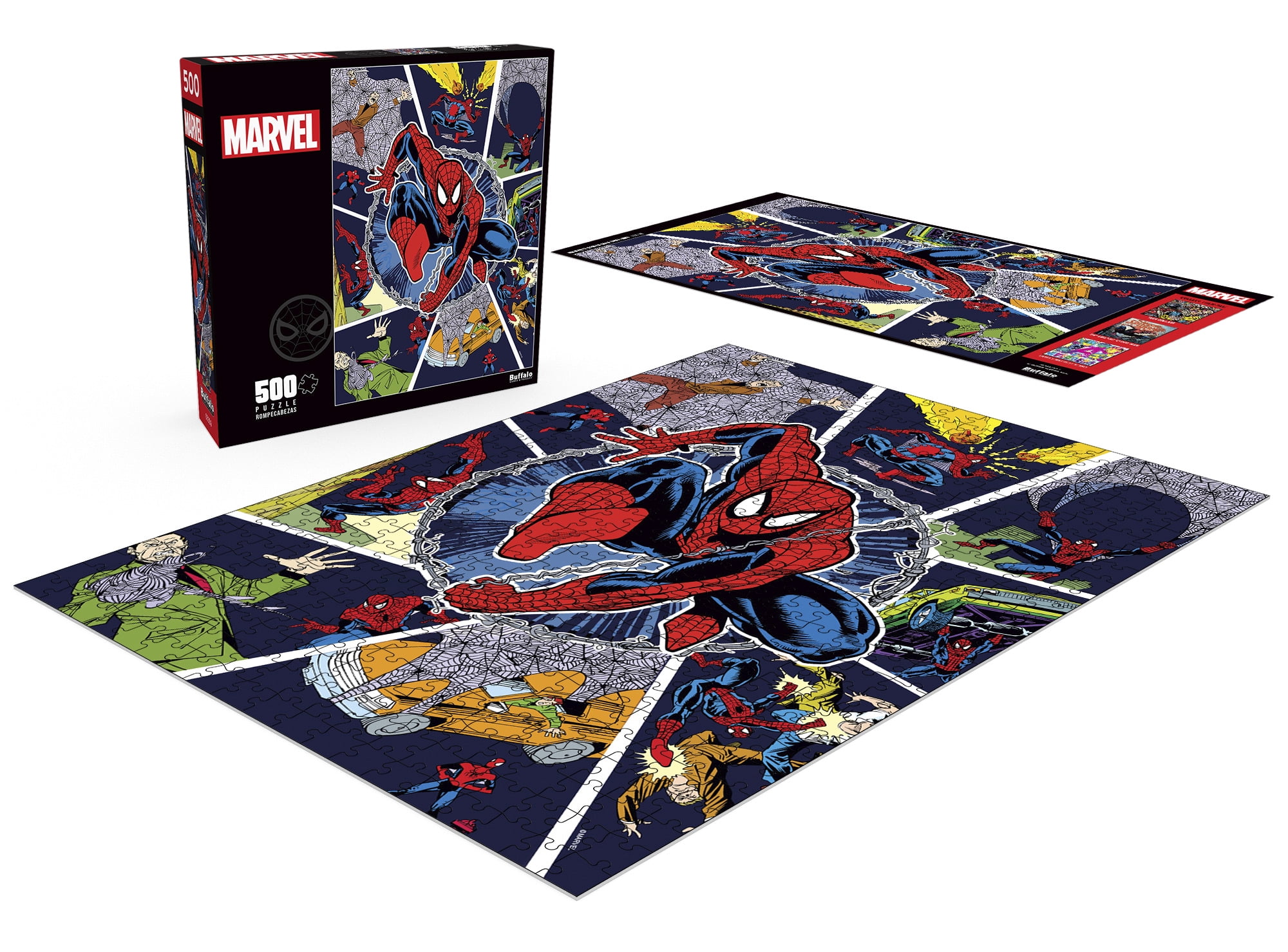 Buffalo Games 500-Piece Marvel Spider-man Spotlight Interlocking Jigsaw ...