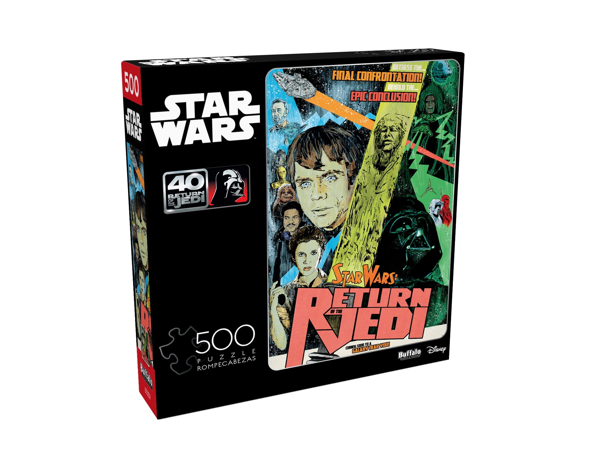 Buffalo Games 500-Piece Star Wars The Final Confrontation Interlocking ...