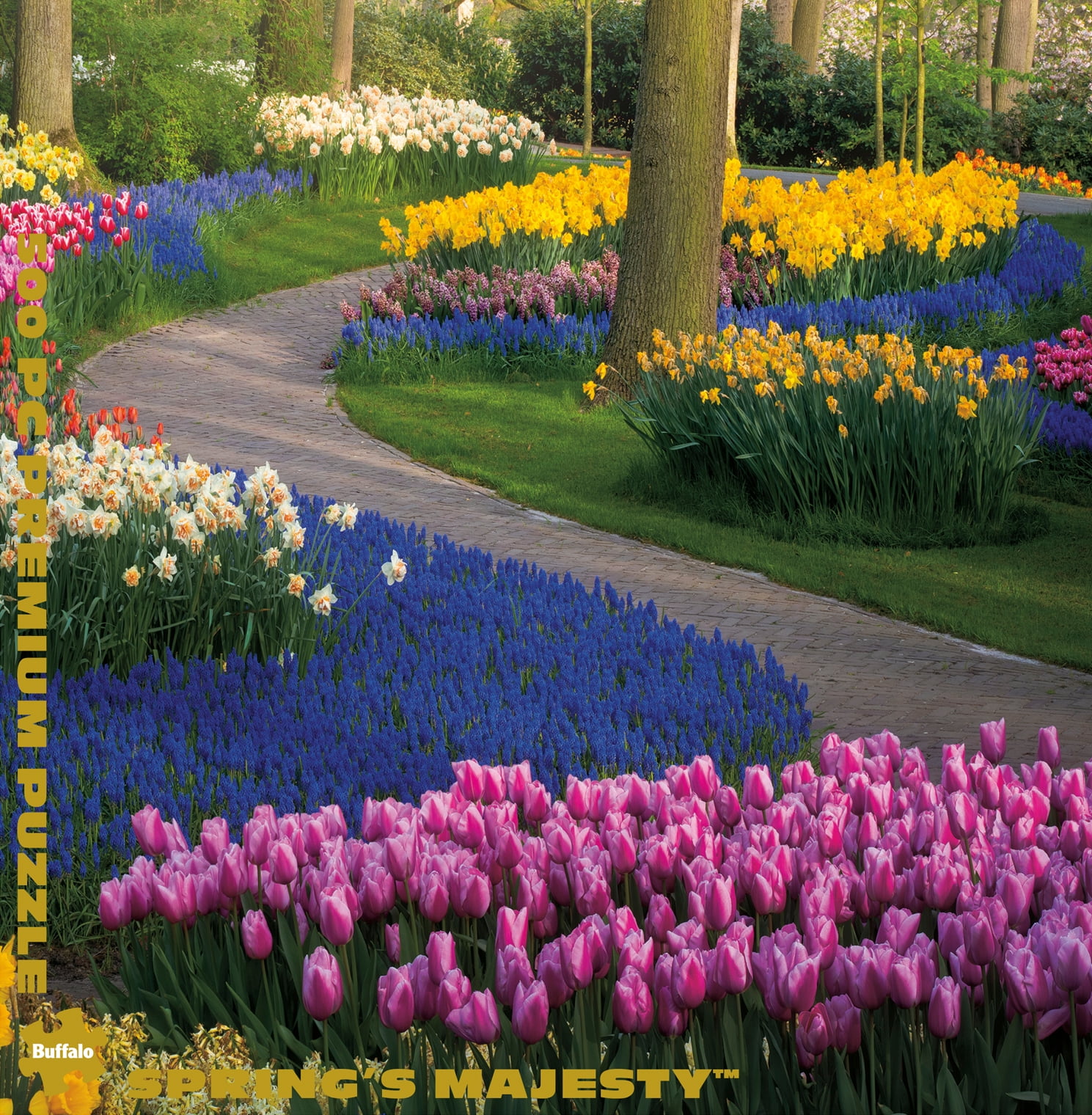 Buffalo Games 500-piece Gold Assortment Puzzle with Bonus Poster ...