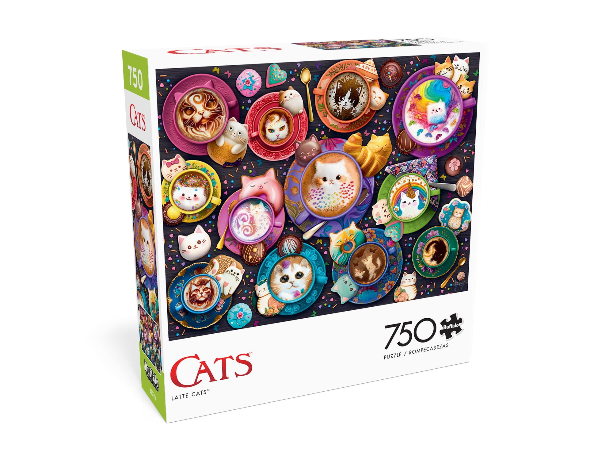 Buffalo Games 750-Piece Cats Latte Cats Interlocking Jigsaw Puzzle ...