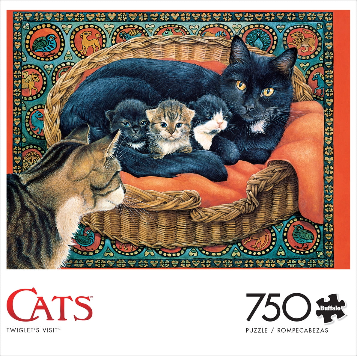 Buffalo Games 750-Piece Cats Twiglet's Visit Jigsaw Puzzle - Walmart.com