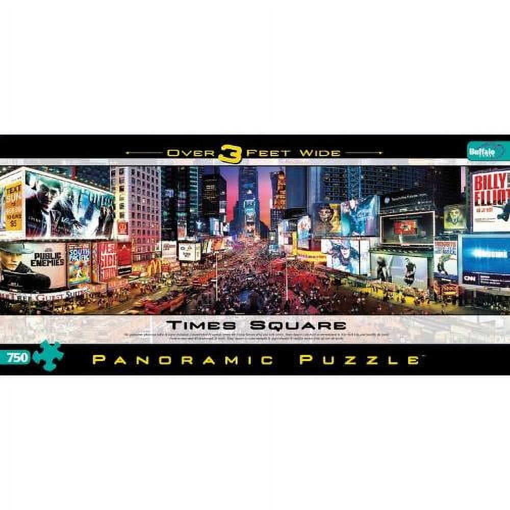 Buffalo Games 750 Piece Panoramic Puzzle, Times Square - Walmart.com
