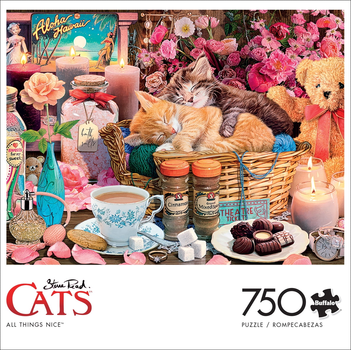 Buffalo Games Cats Puzzle - 750 Pieces - Premium Quality - Walmart.com