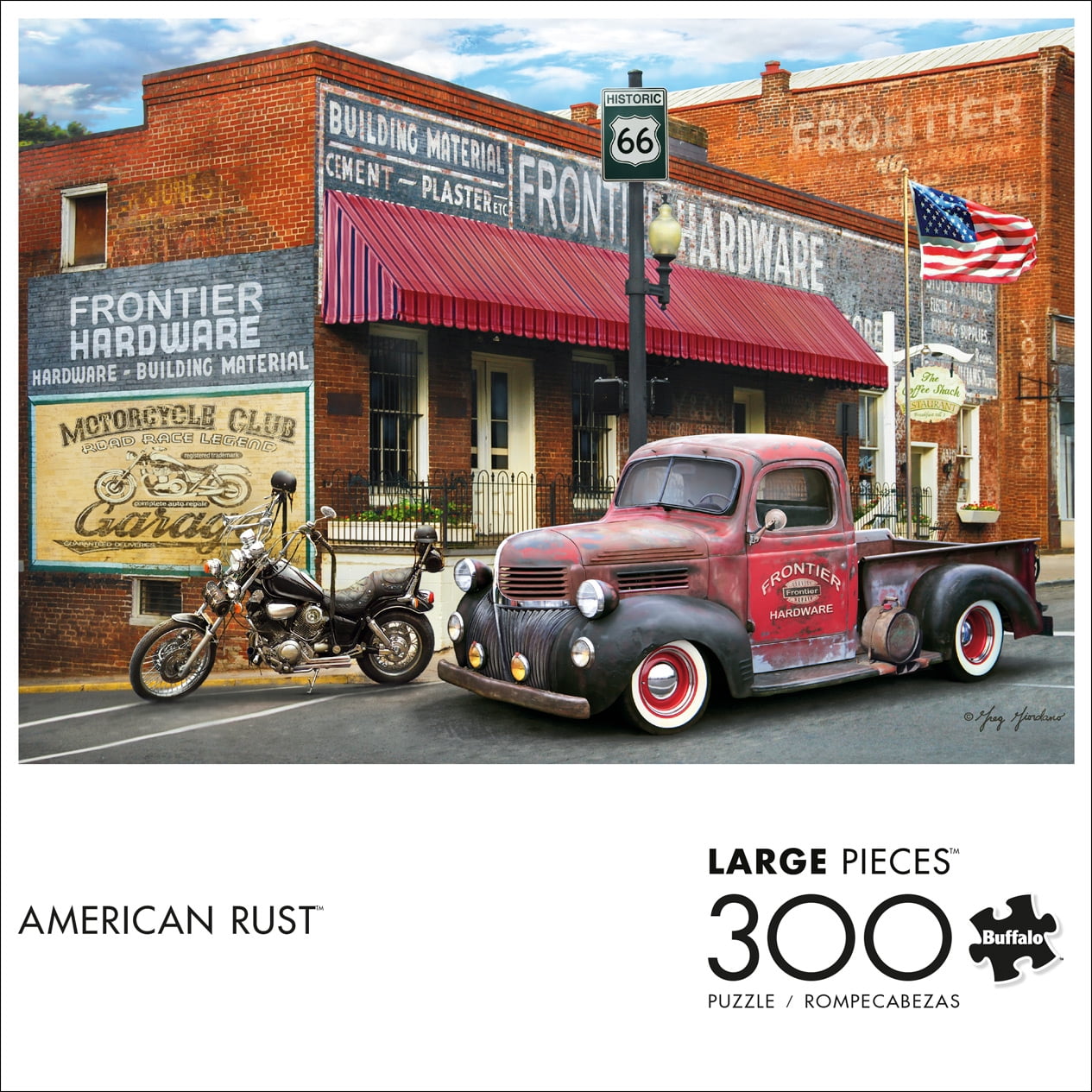 Buffalo Games American Rust 300 Piece Jigsaw Puzzle - Friendly ...