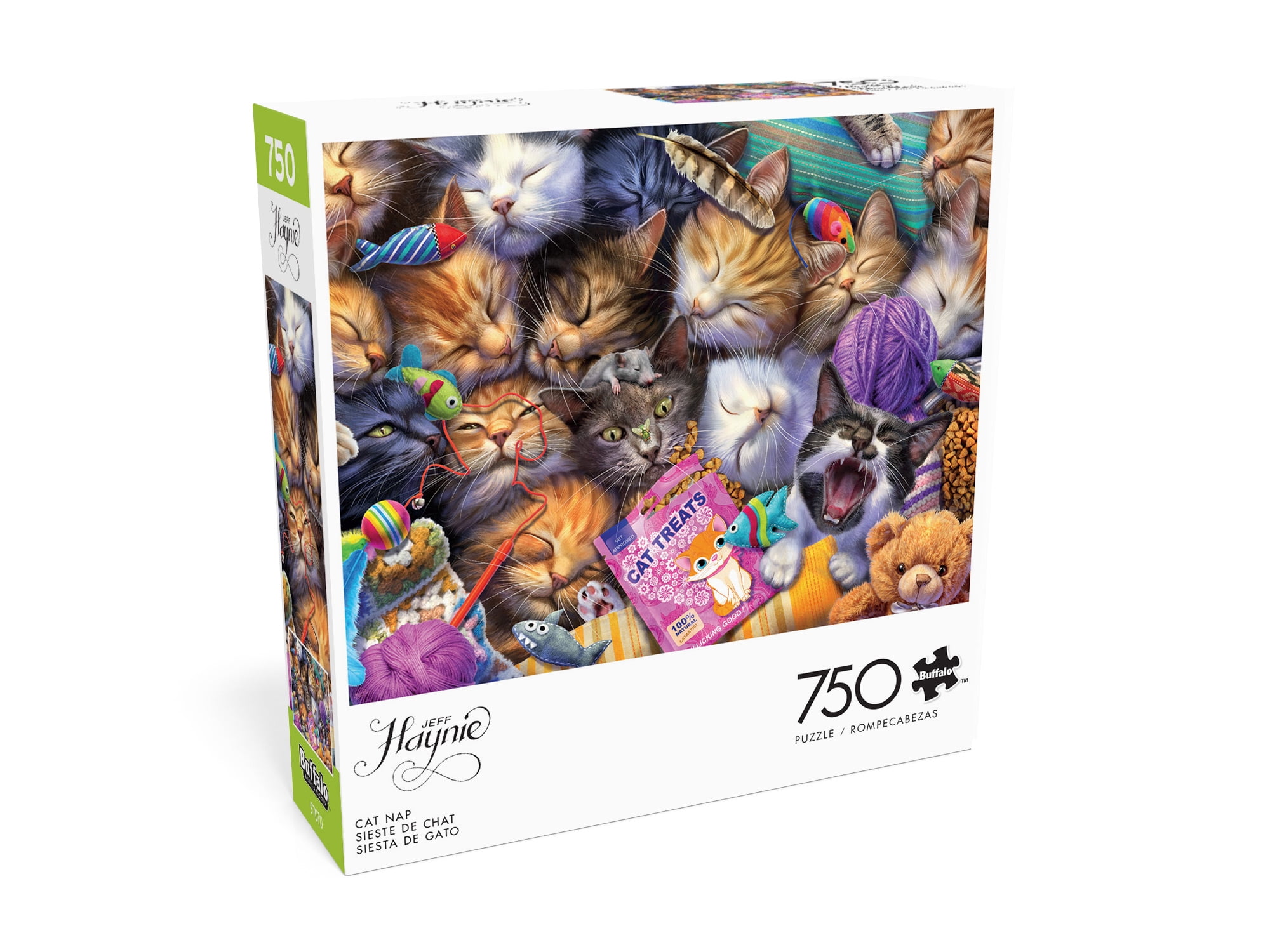 Buffalo Games Cat Nap 750-Piece Cats Puzzle - 24 x 18 Inch - Walmart.com