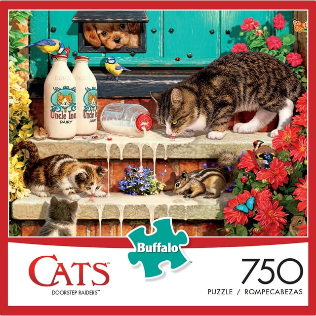 Buffalo Games Cats Collection Doorstep Raiders 750 Pieces Jigsaw Puzzle ...