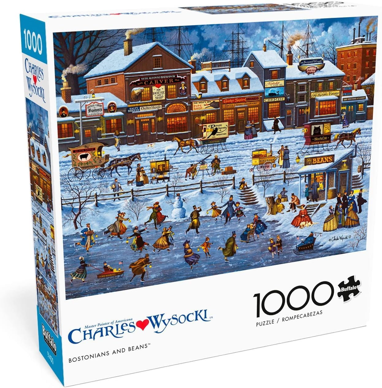 Buffalo Games - Charles KEF16 Wysocki - Bostonians and Beans - 1000 ...