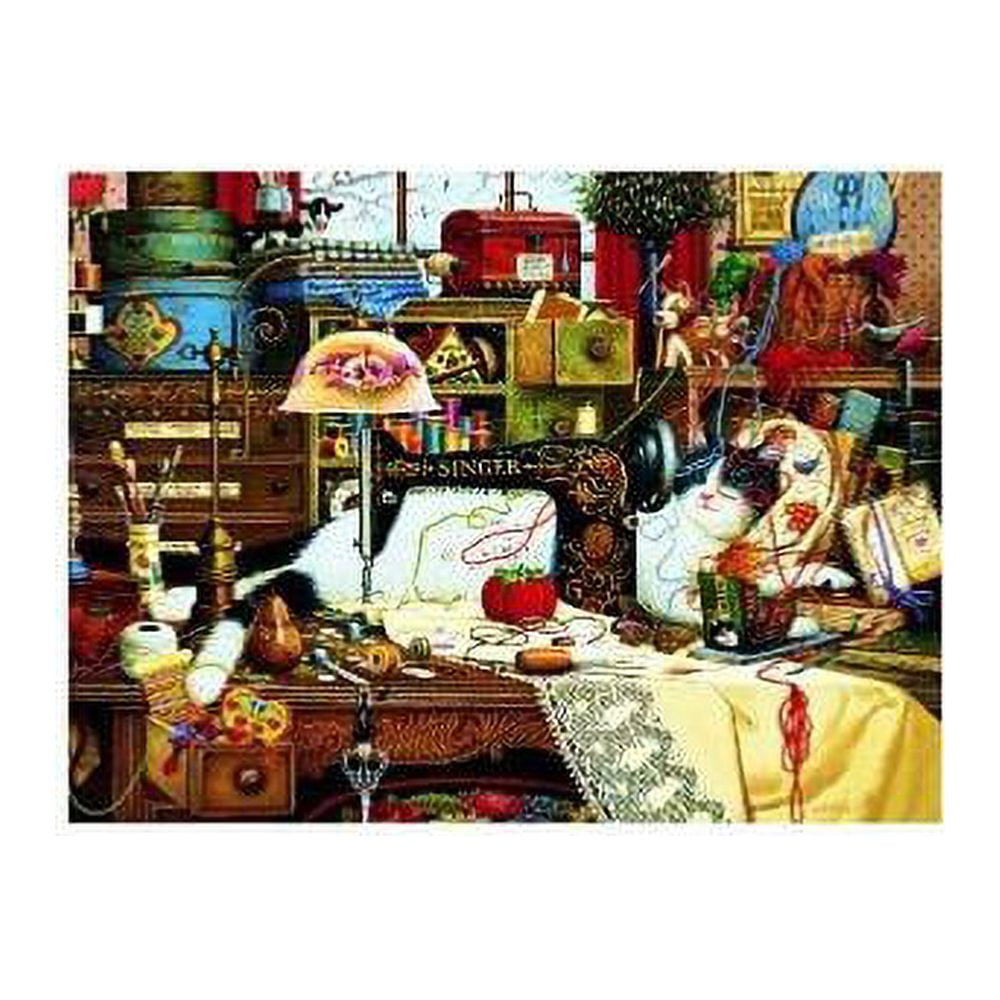 Buffalo Games Charles Wysocki Cats, Maggie The Messmaker - 750 piece ...